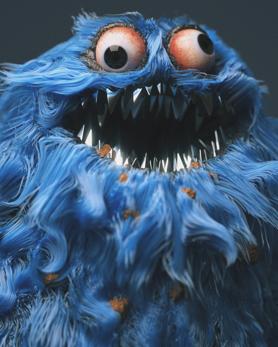 Scary Cookie Monster