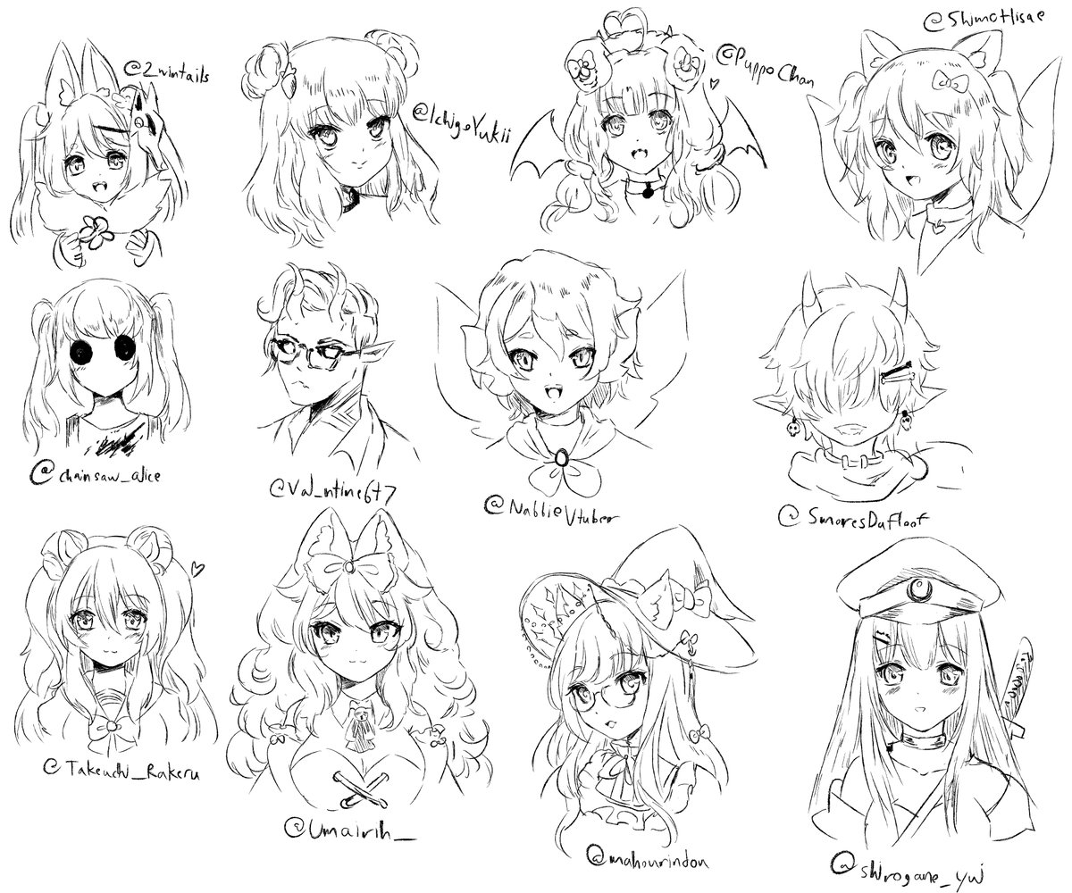 「Thank you for joining todays stream!! Got to draw some Love 」Linnea ...