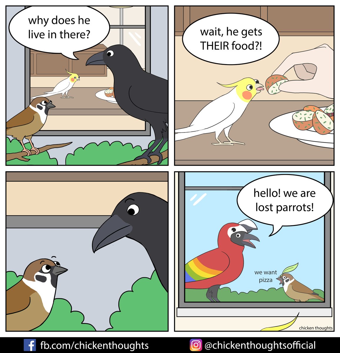 「Day 14: Chicken / Skeleton #birbtober #comictober2020 --- Pr」Chicken ...