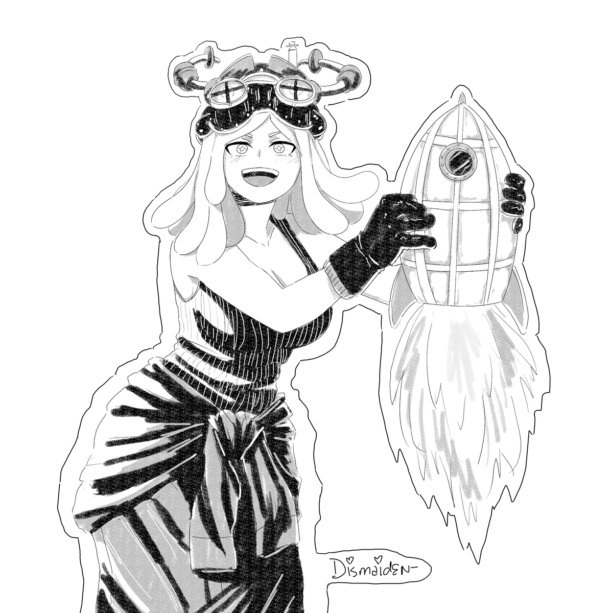 「Inktober Day 16 Rocket #Inktober #MHA 」Dismaiden 🍥の漫画