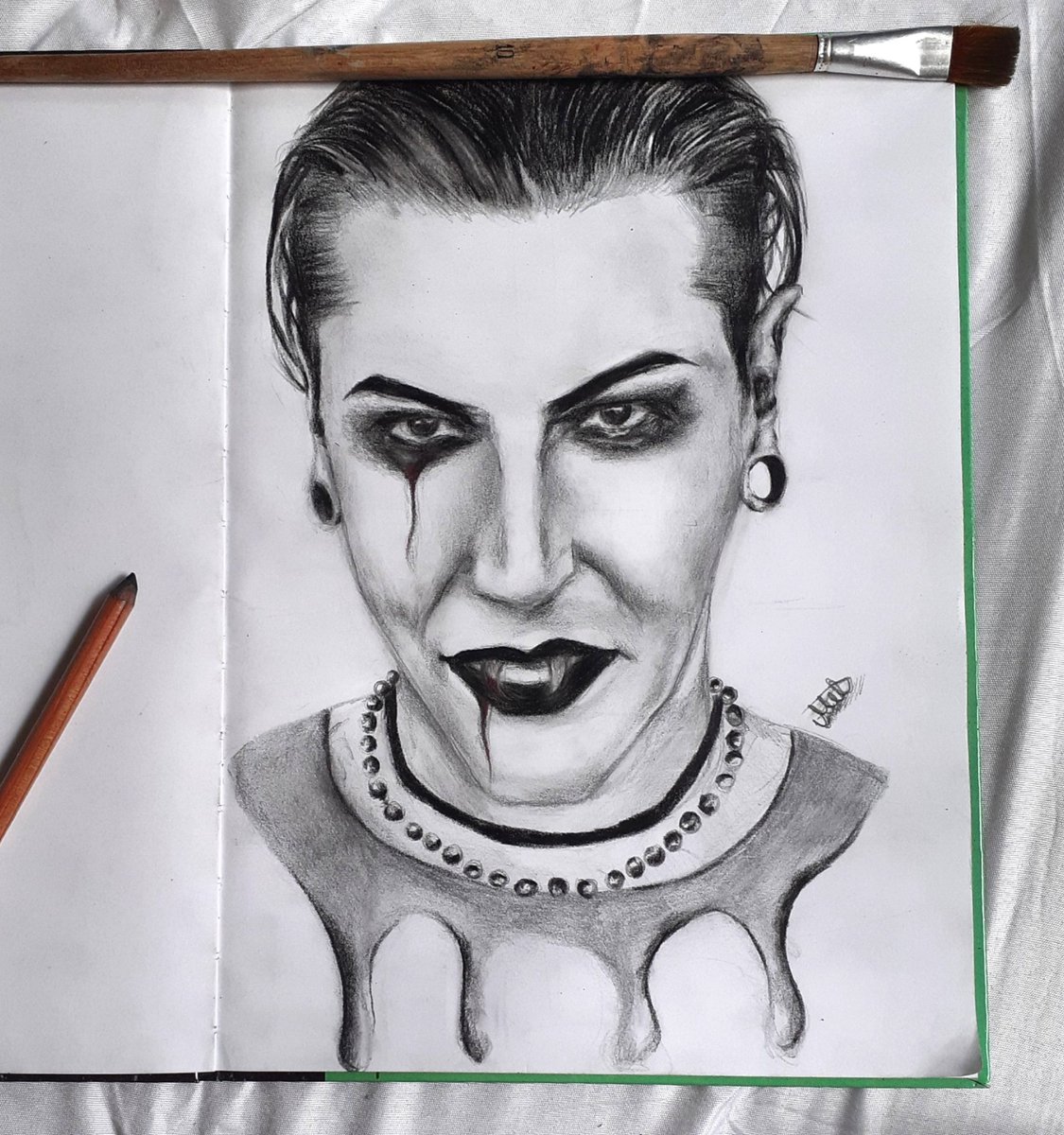 Motionless In White Chris Drawing