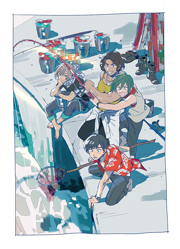 Sachika Hirasaka! on Twitter: "A picture of all the Zanki Zero boys fishing! By the user ひ on ...