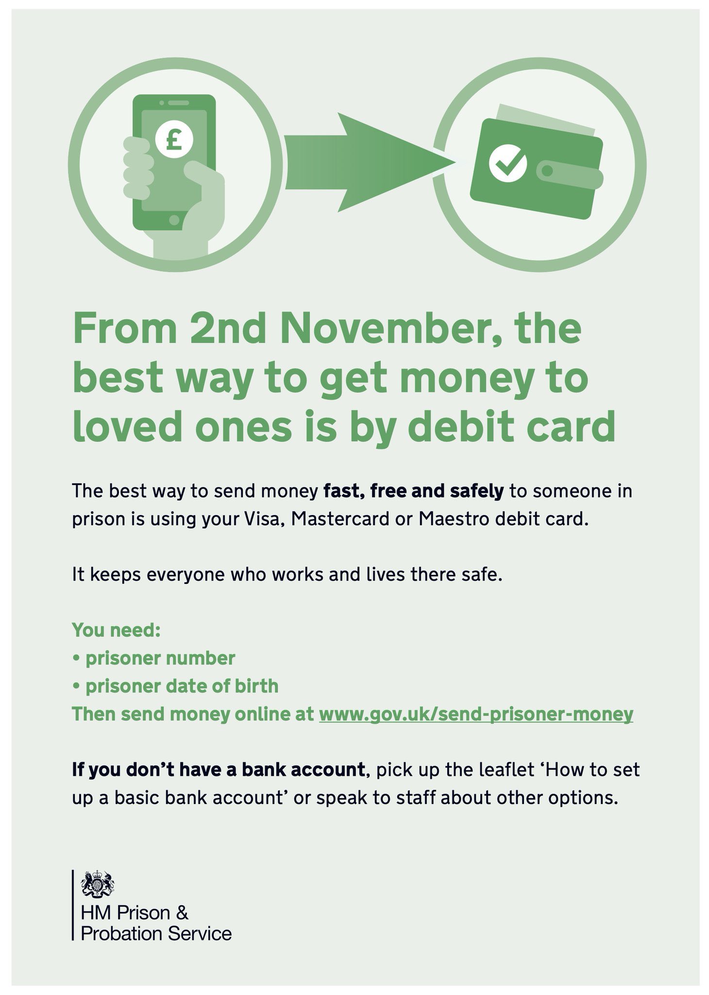 Send money to someone in prison store