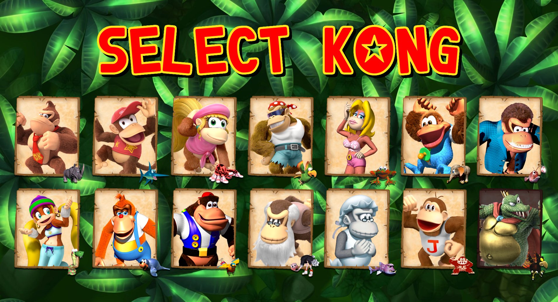 Donkey Kong Family Names