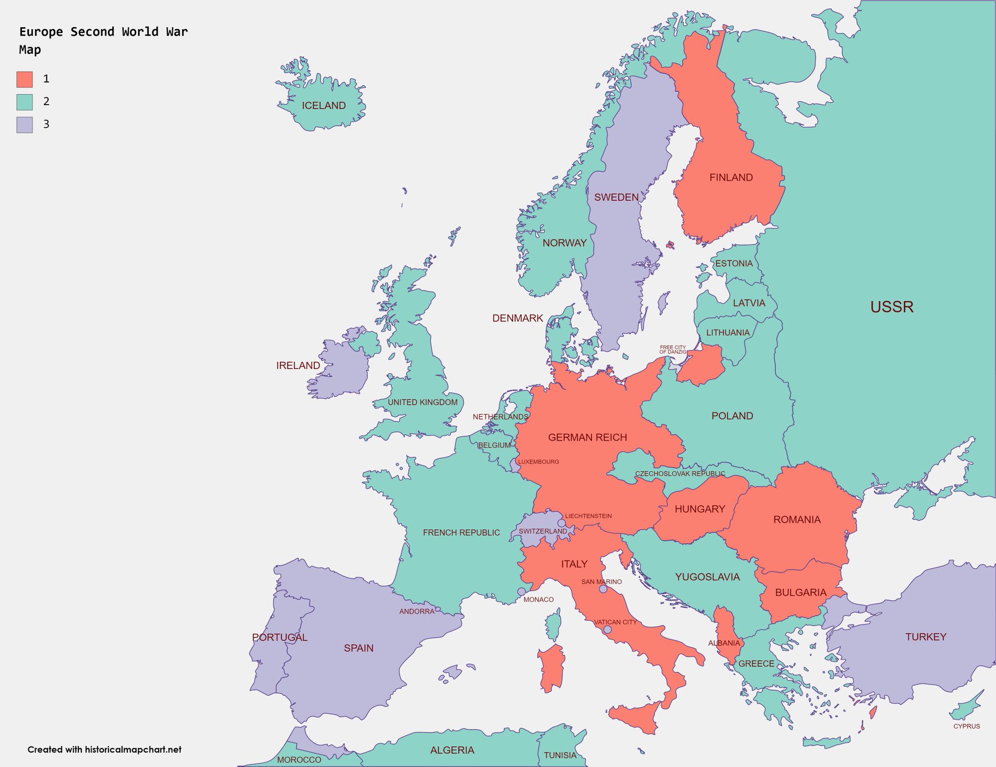 World War 2 Europe Map