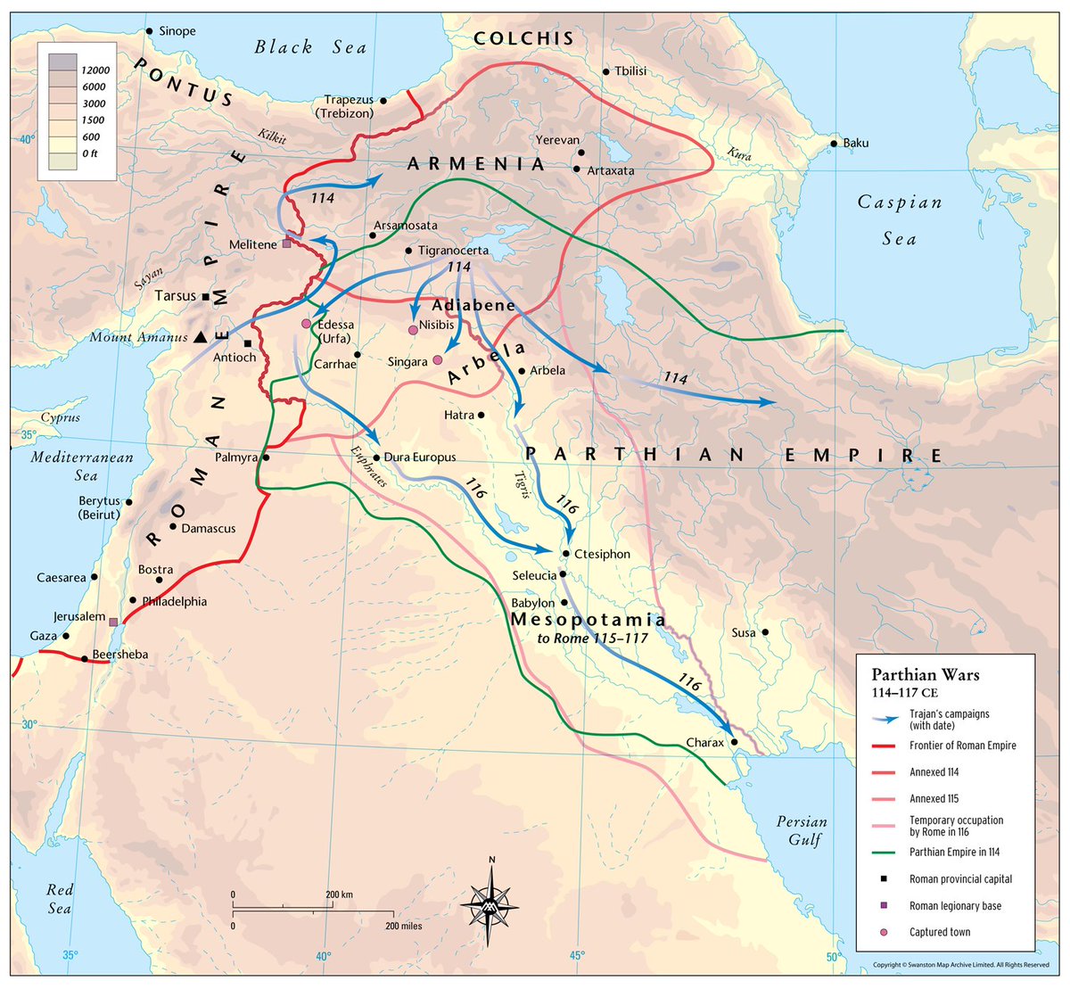 Map Of Edessa And Nisibis