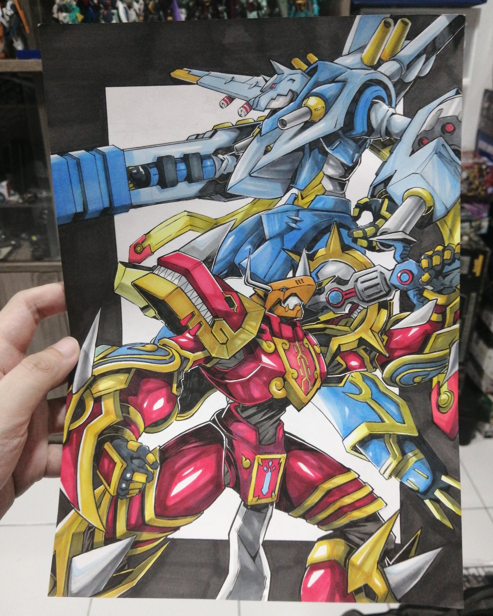 Imperatoregreymon E Magnagarurumon