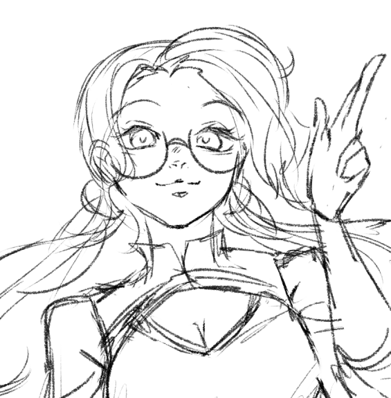 「genshin oc sketch..... liyue.... polearm....... hydro.......」toneeの漫画