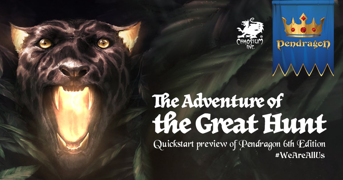 Chaosium on Twitter: "Ab Chaos #139 — News from Chaosium: The Adventure of the Great Hunt - a ...