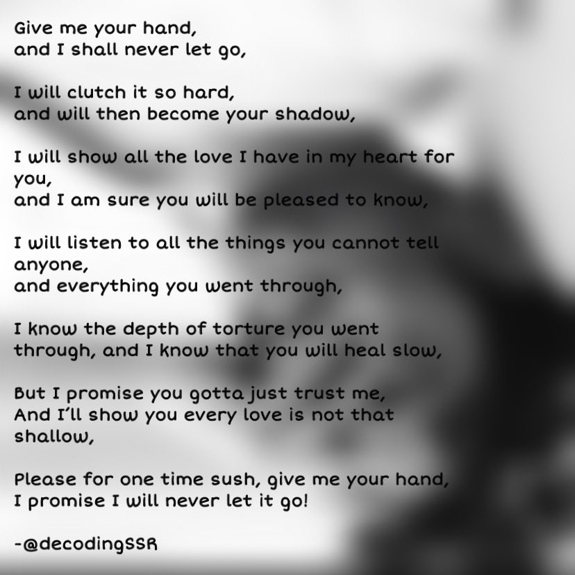My Heart Is In Your Hands Poem