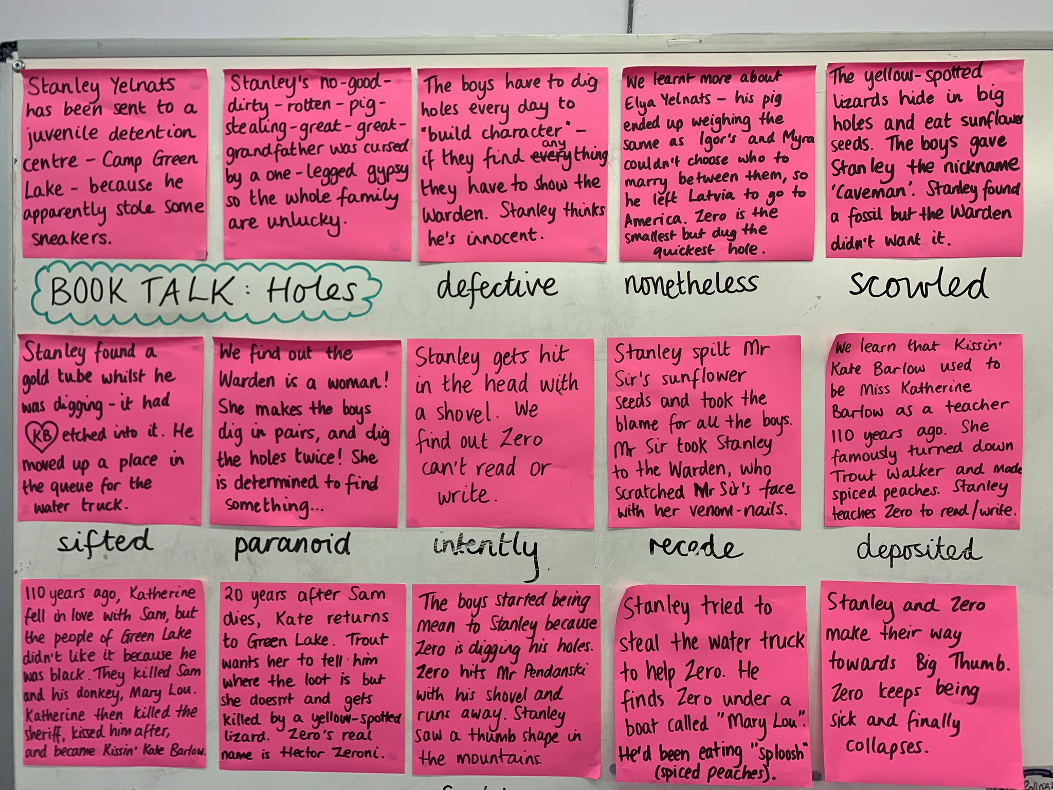 Holes Zero Hits Mr Pendanski With A Shovel