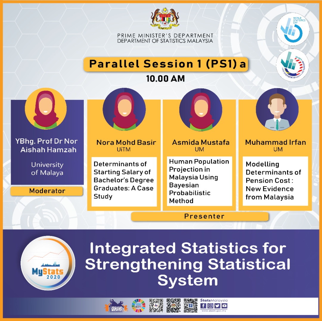 DOSM on Twitter: "7th MyStats 2020 is happening right now! Parallel Session 1 Integrated ...