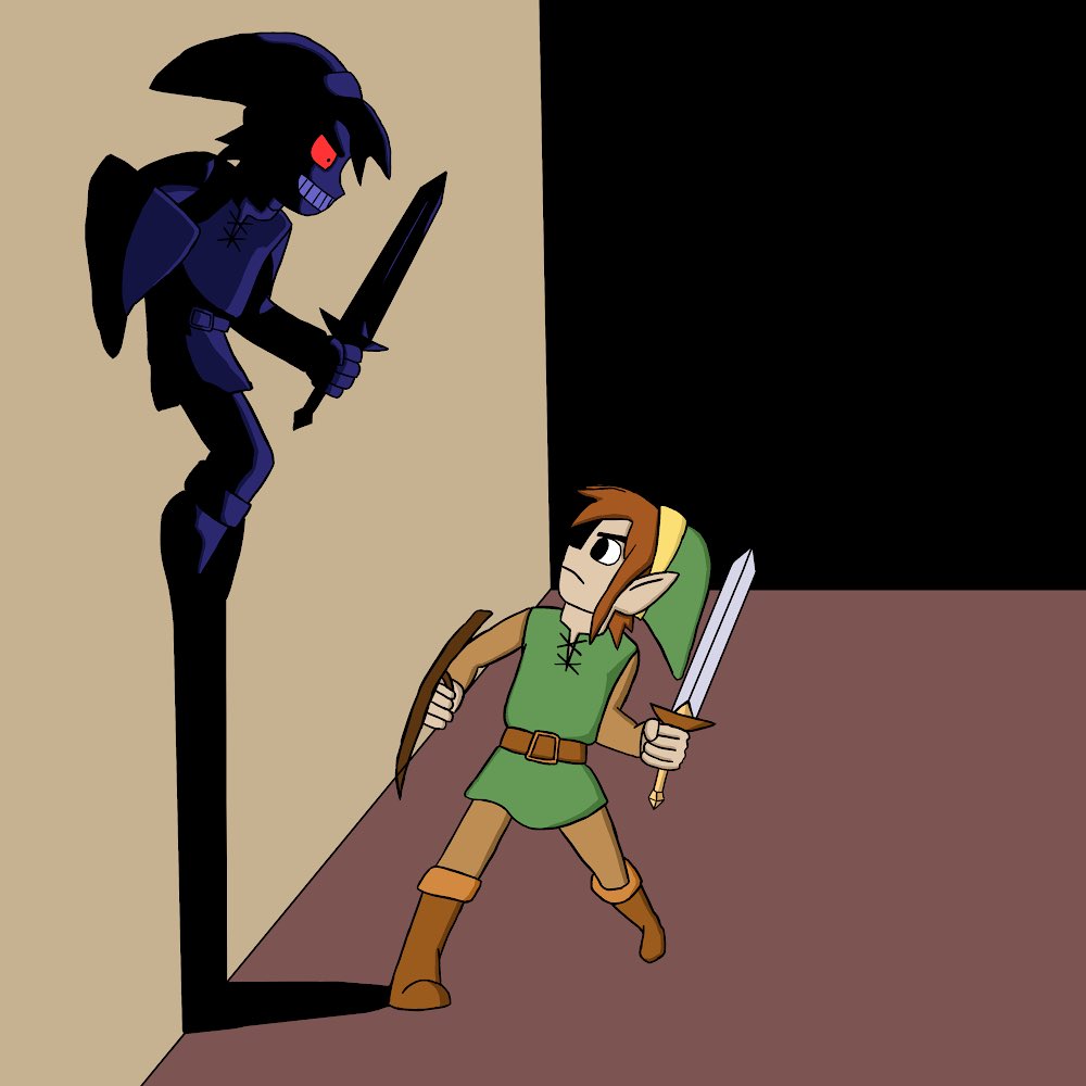 Link And Dark Link Comics