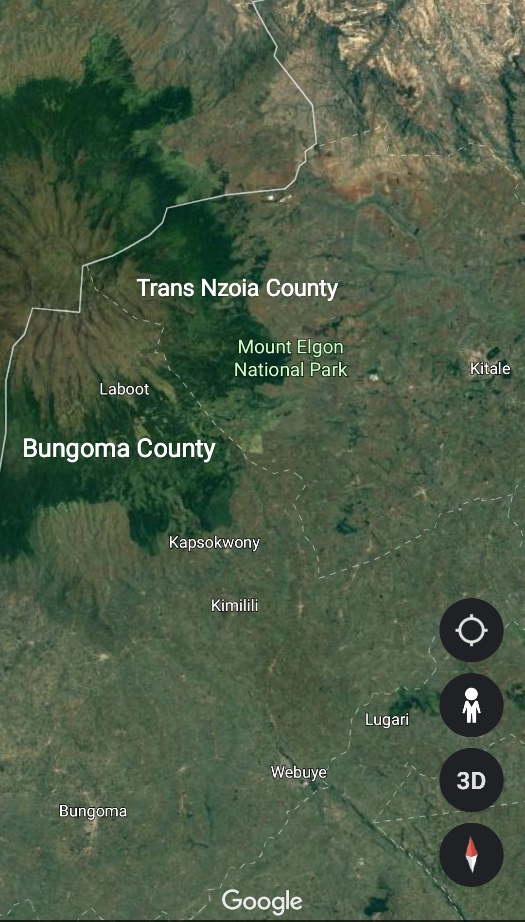 Mount Elgon Map