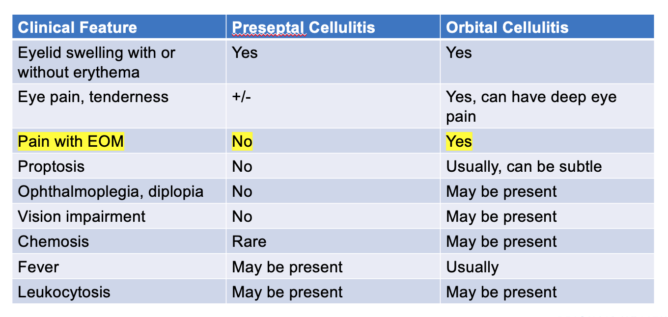 Periorbital Cellulitis Contagious