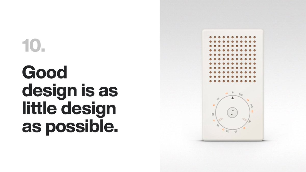 Ten Timeless Principles for Good Design, by Dieter Rams. Creatives ...