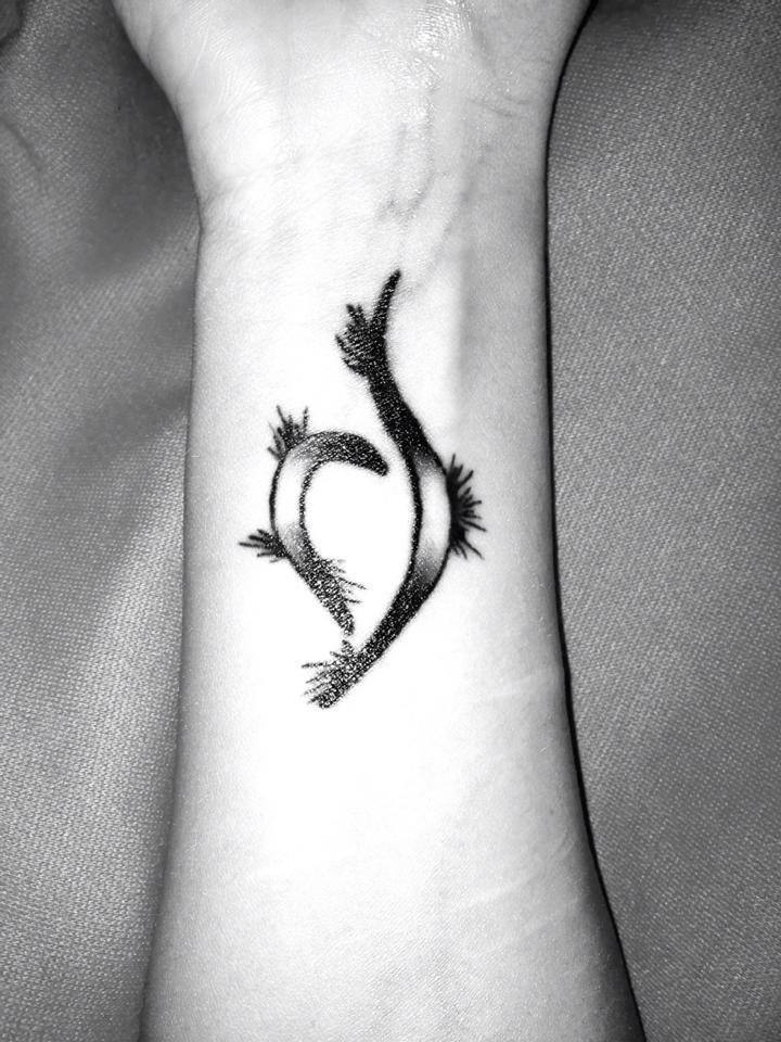 Eating Disorder Recovery Symbol Black And White