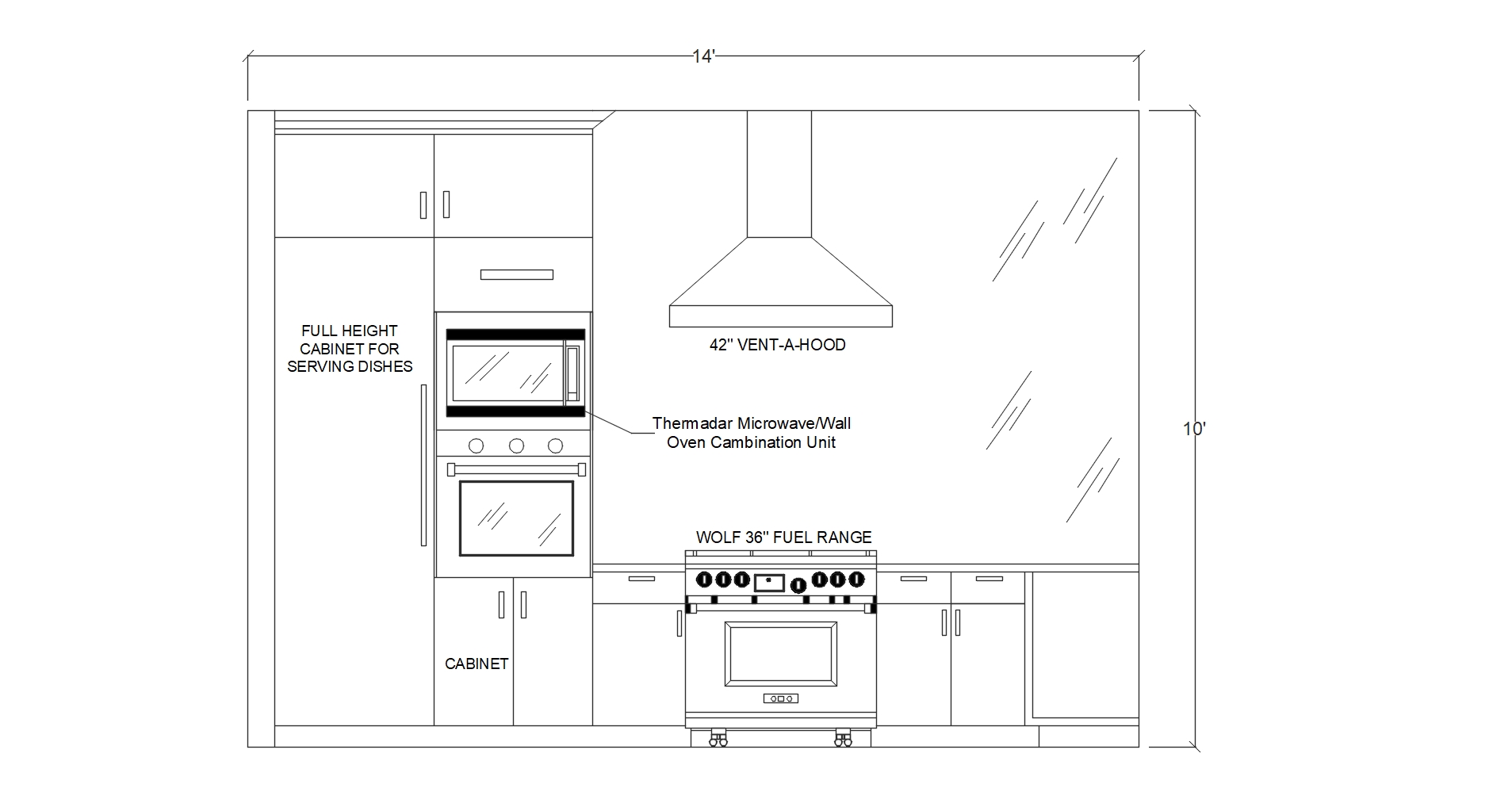 Kitchen Elevation Drawing