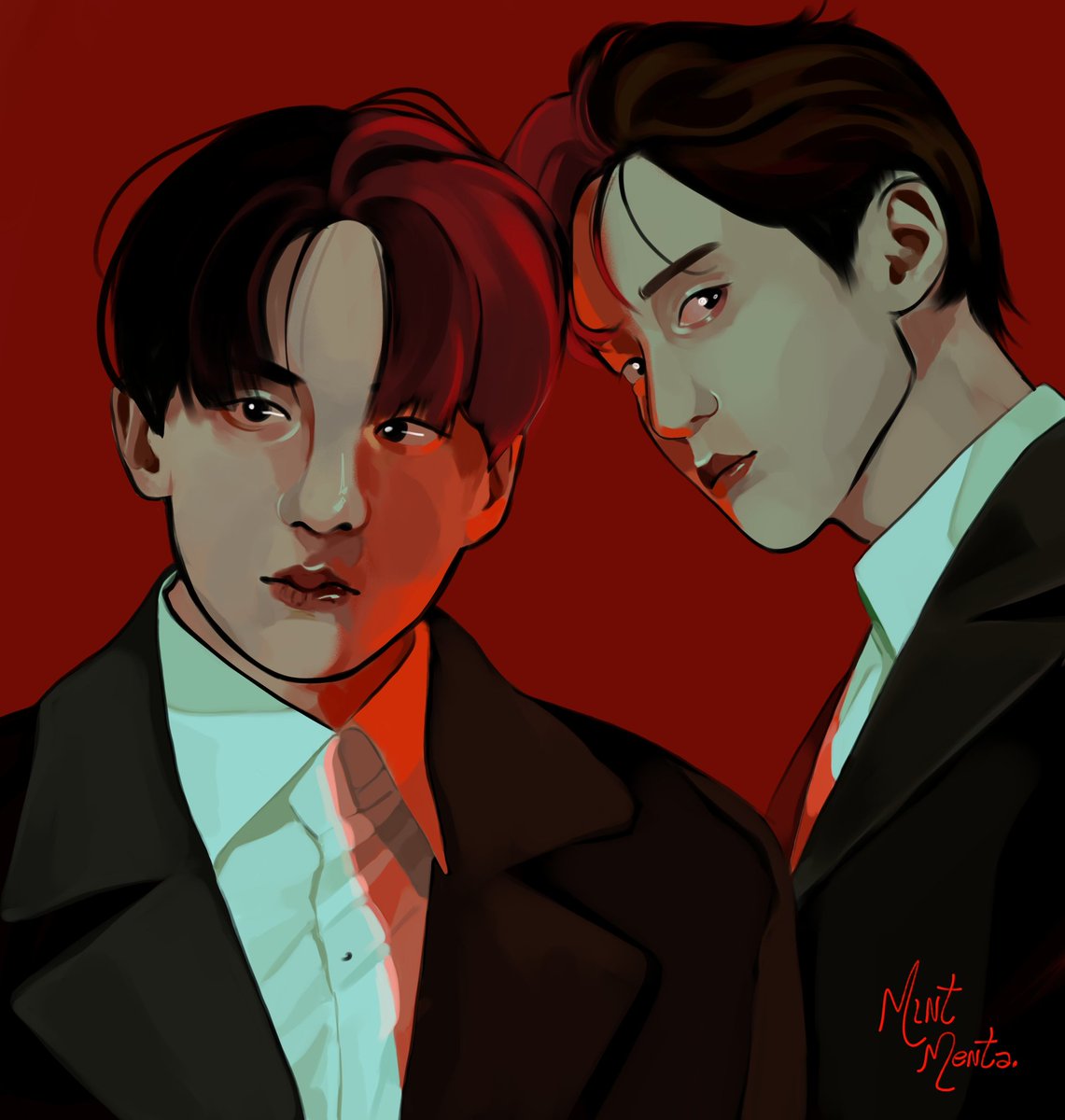 「2ho in red. 」|🦂のイラスト