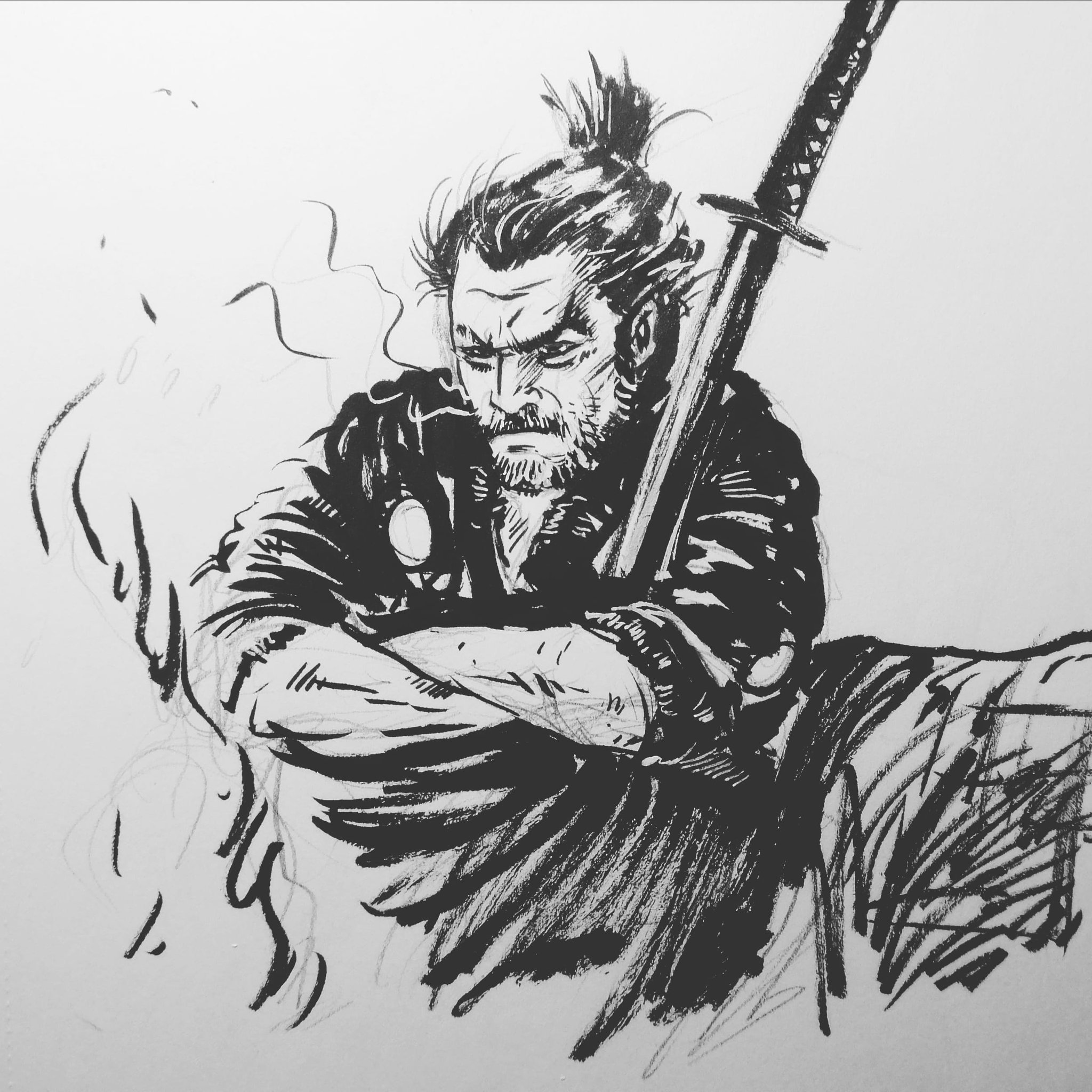 Ronin Samurai Drawings