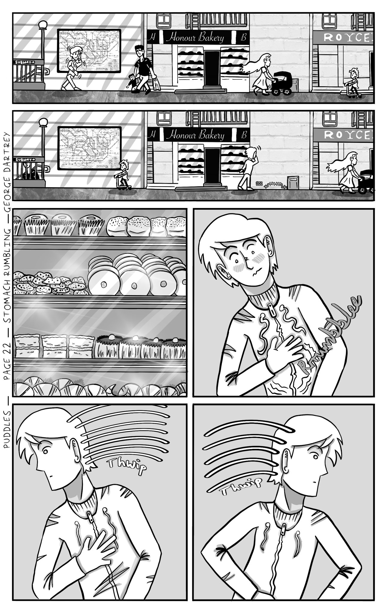 Stomach Growling Comic