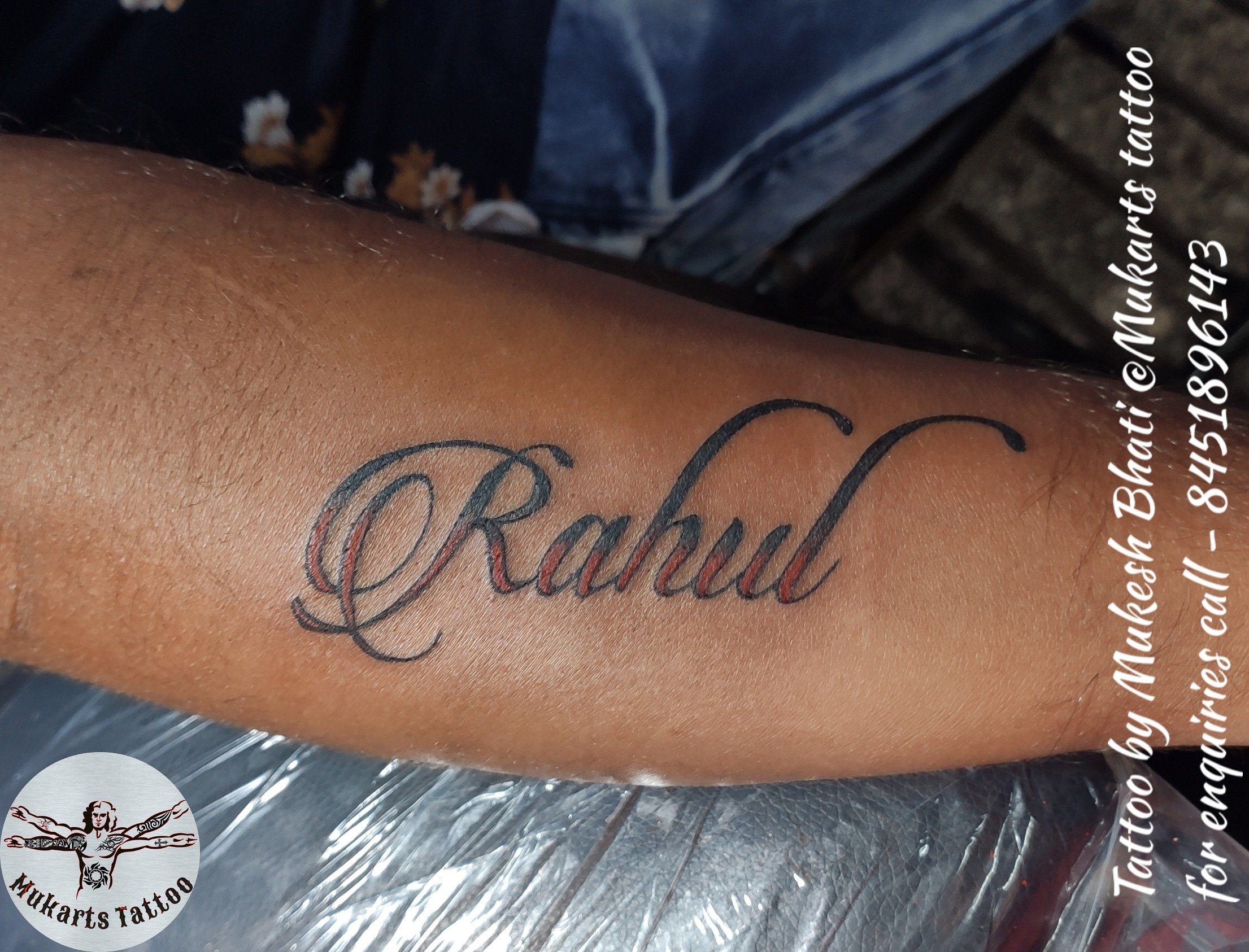 Rahul Name Tattoo Designs
