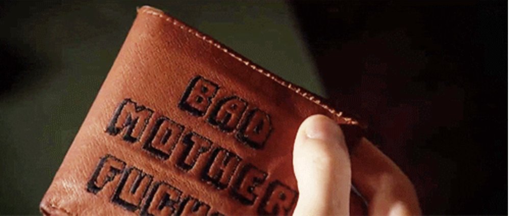 Jwulen On Twitter 20º La Cartera De Bad Mother Fucker De Jules