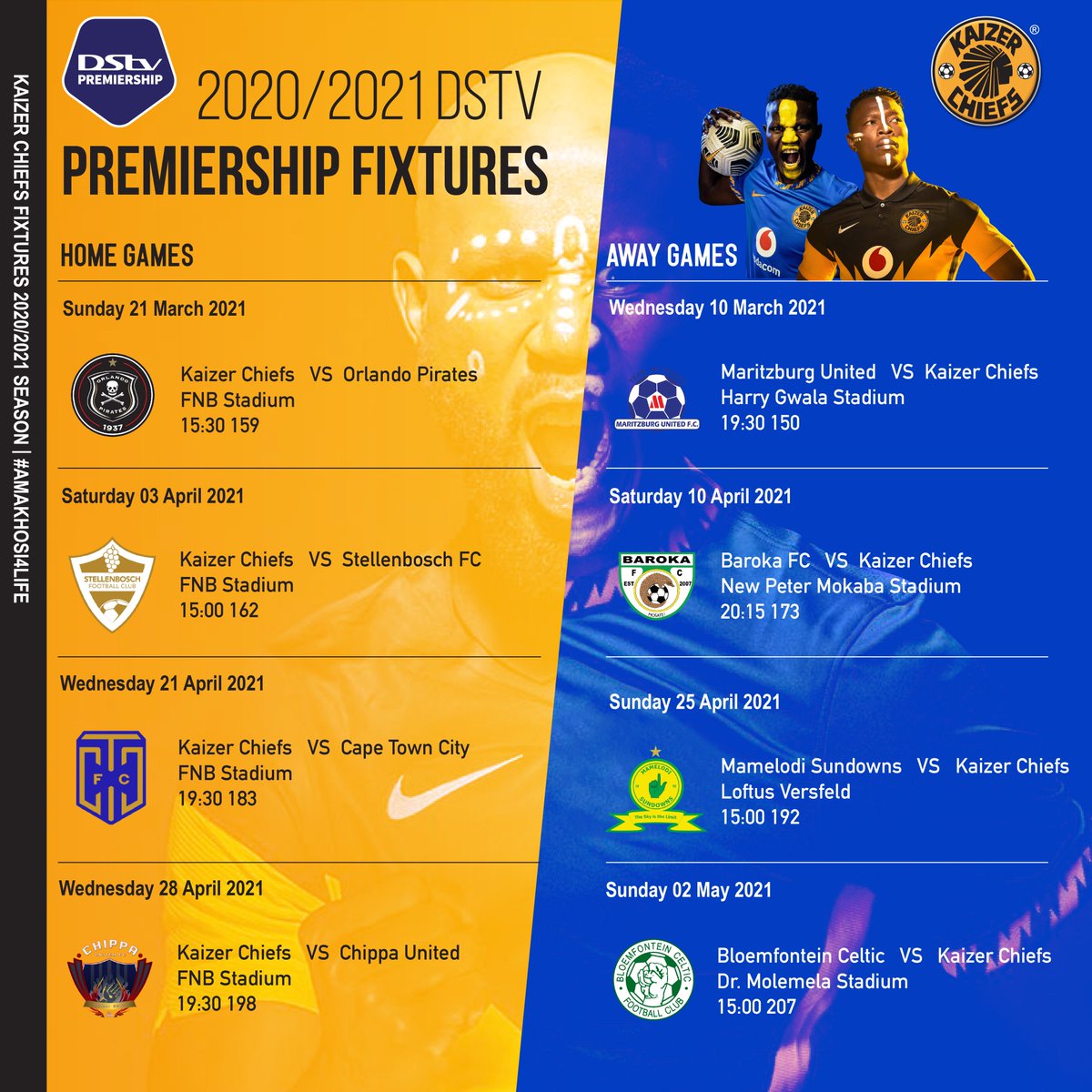 Kaizer Chiefs Fixtures And Venues Flash Sales | emergencydentistry.com