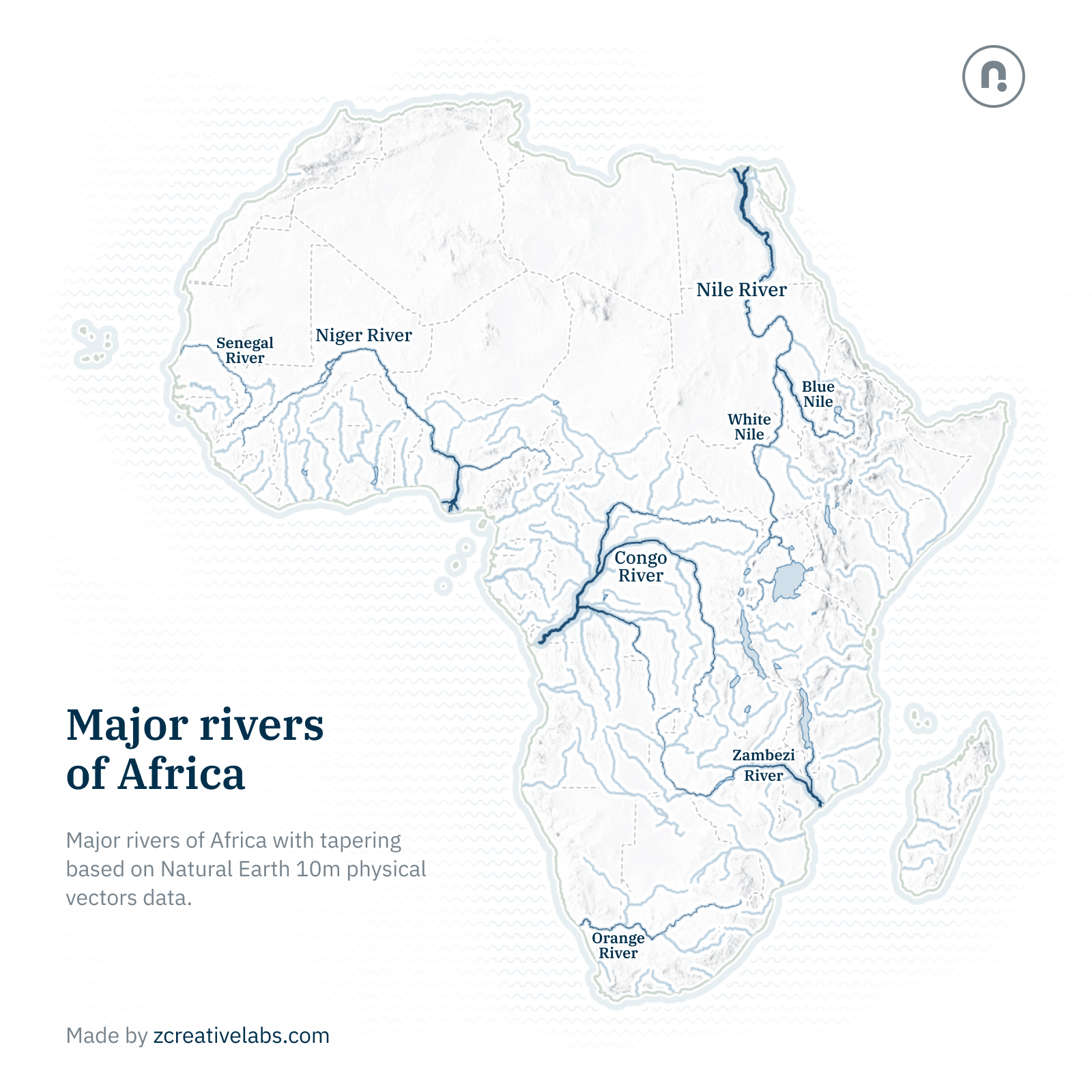 Niger River Africa Map