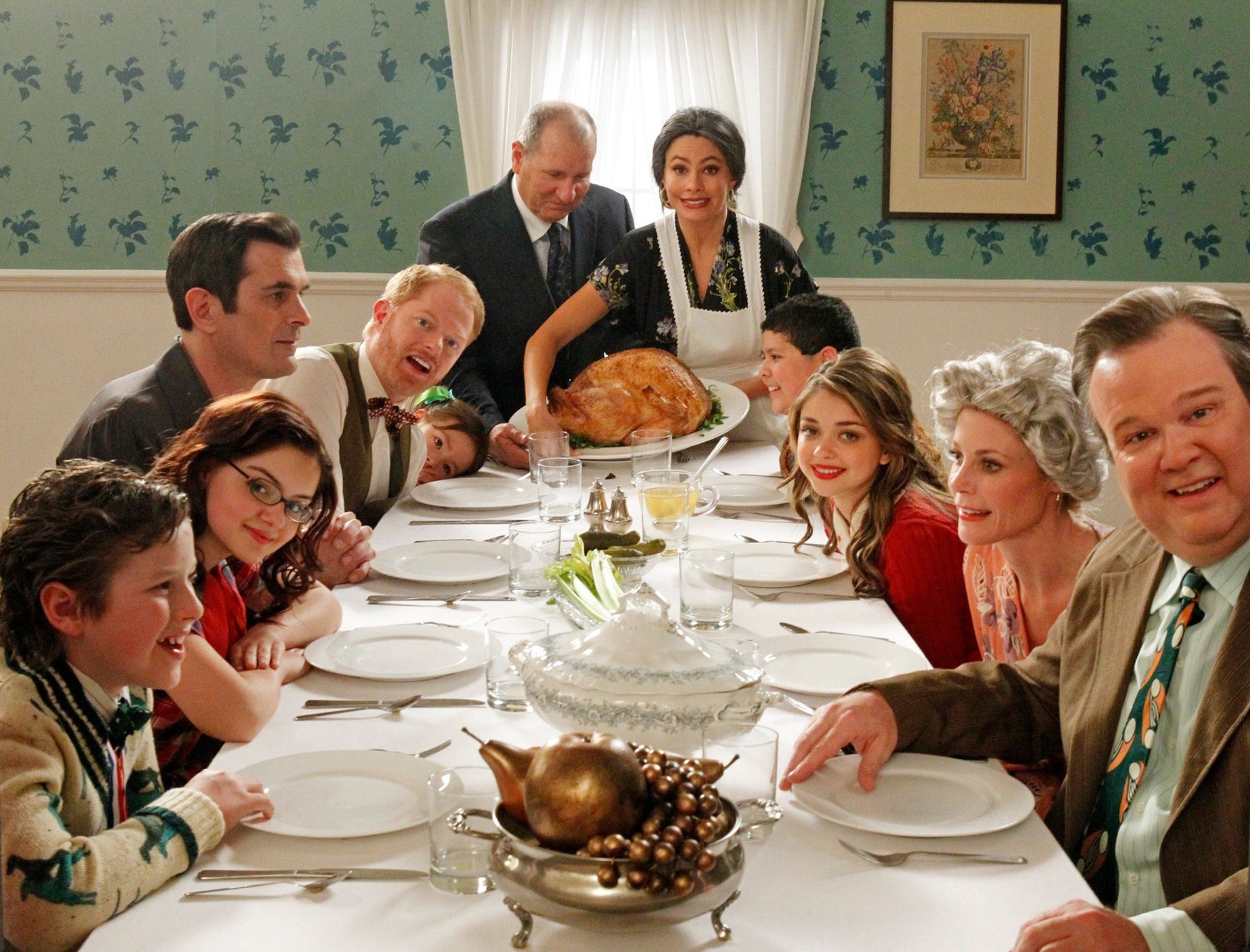 Norman Rockwell Thanksgiving Modern Family