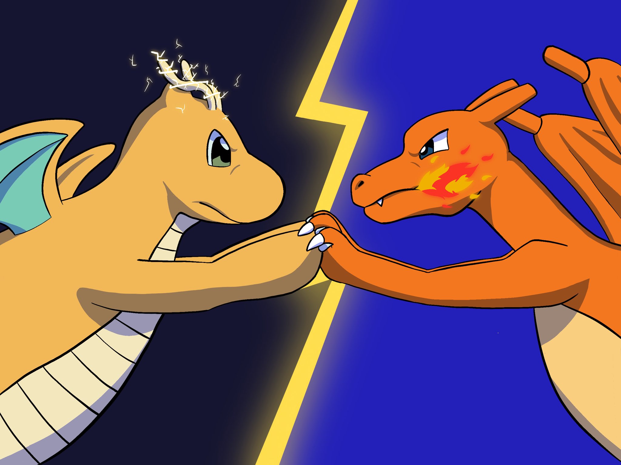 Charizard Vs Dragonite