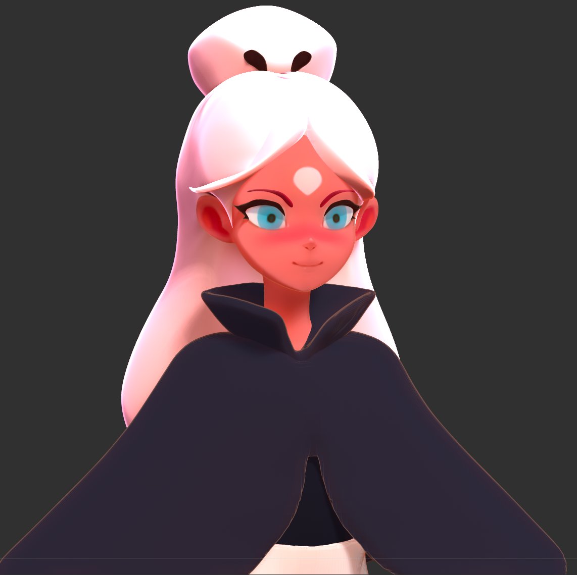 「When I sculpt anime characters in Zbrush」|Beezulのイラスト