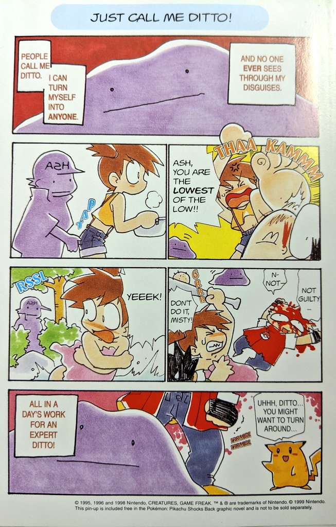 Pokemon Ditto Comics