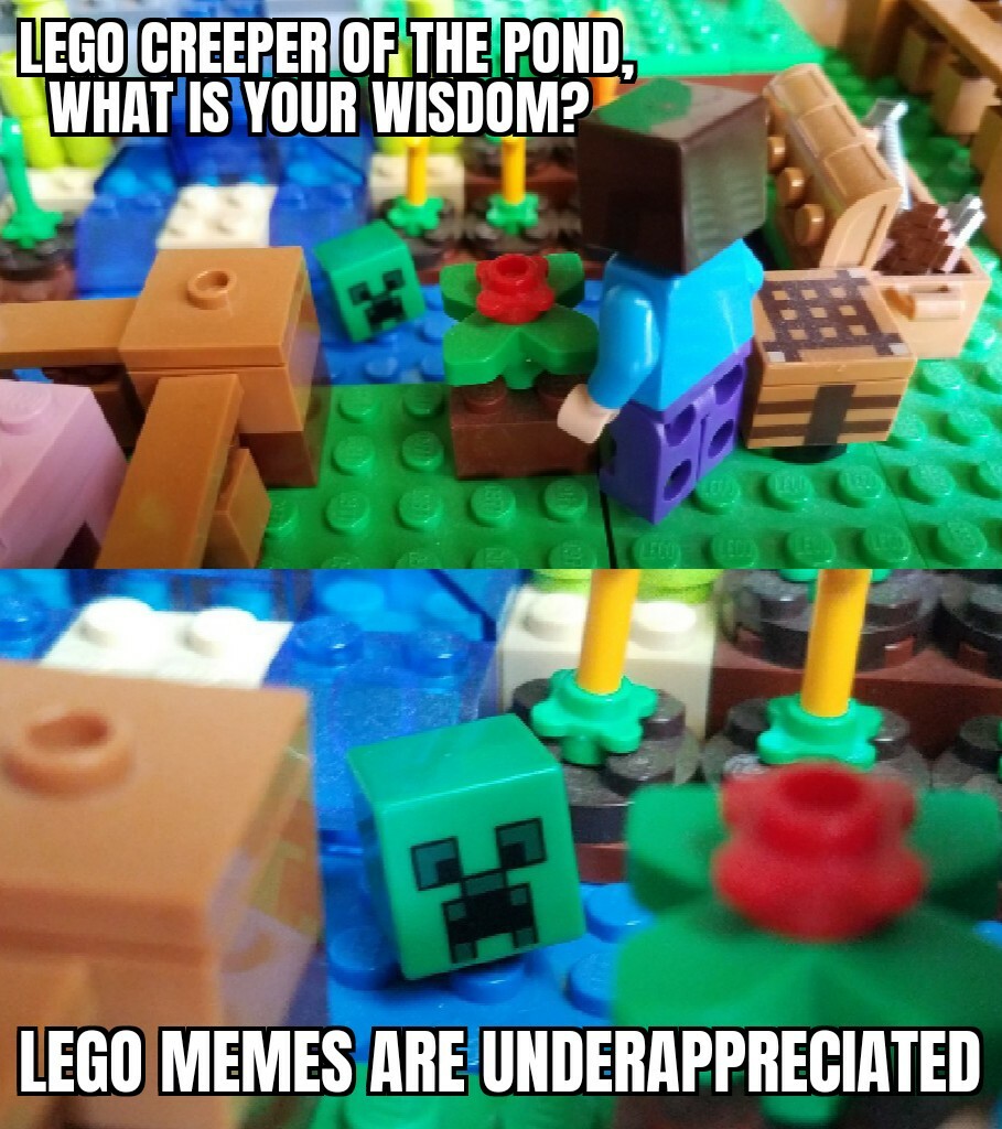 Lego Minecraft Memes