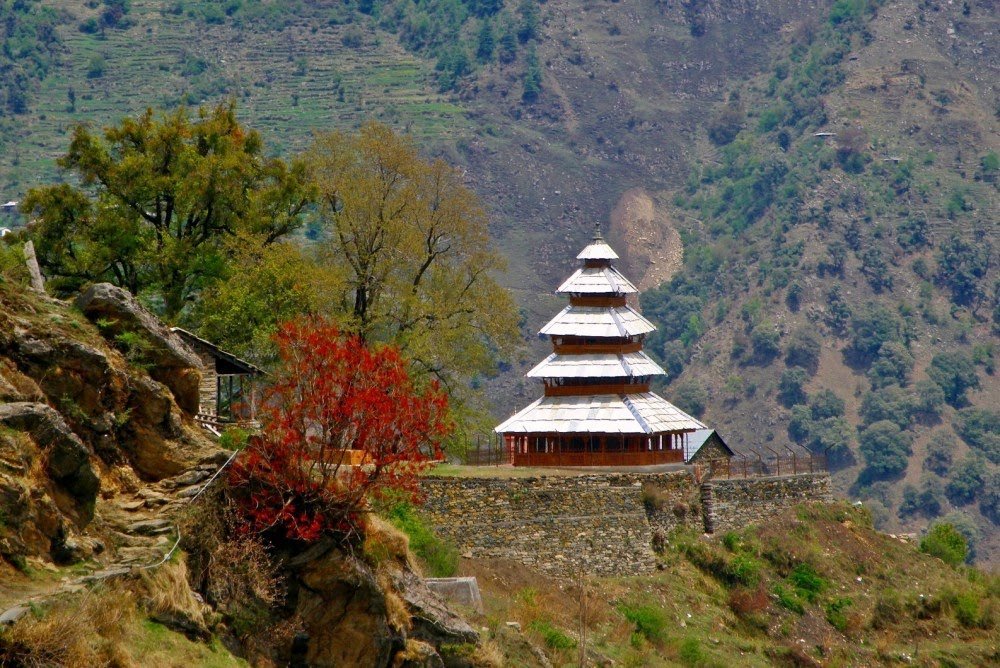 RT @DoctorAjayita: The ancient 5 tiered Manu Rishi temple in the ...