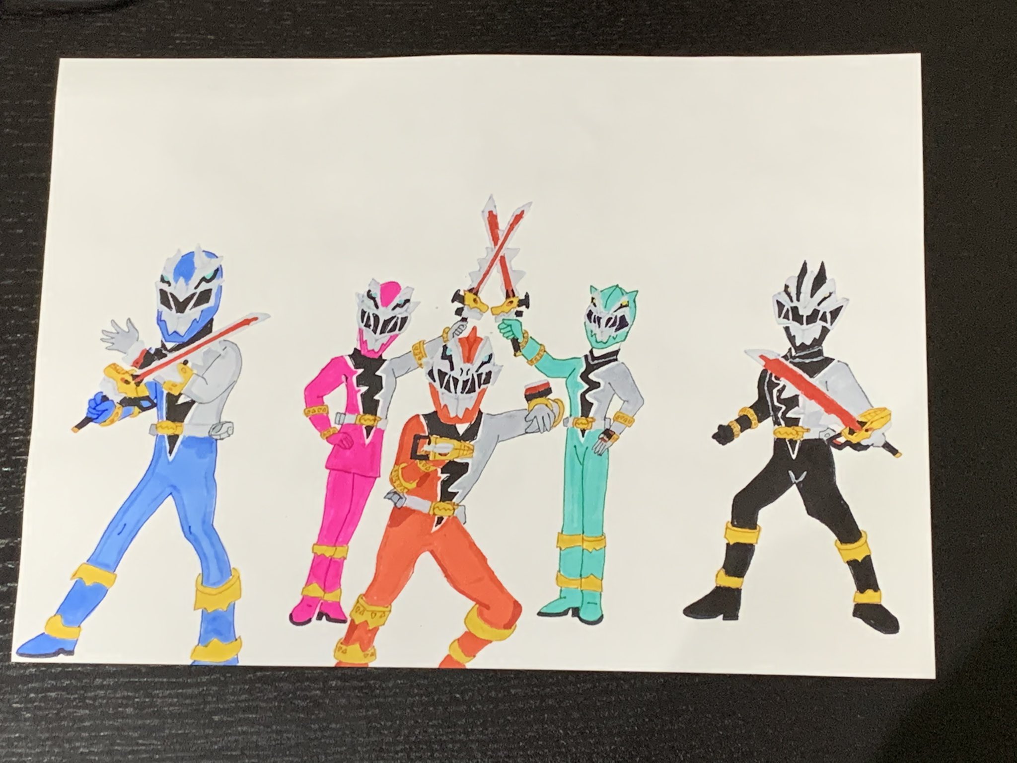 Power Rangers Drawing