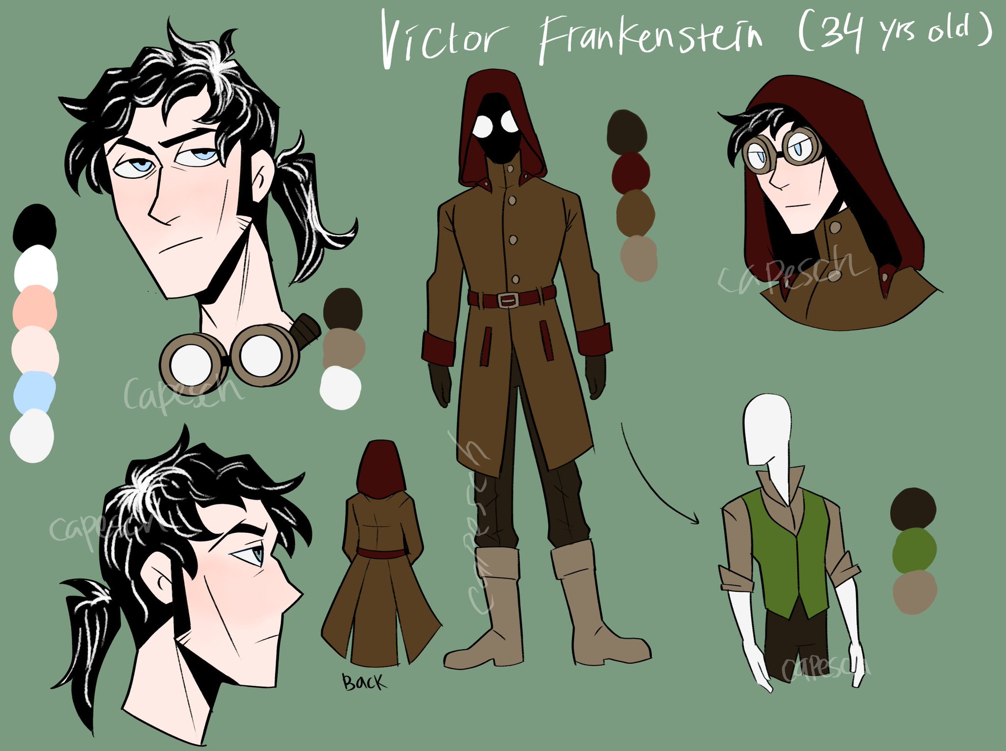 Victor Frankenstein Art
