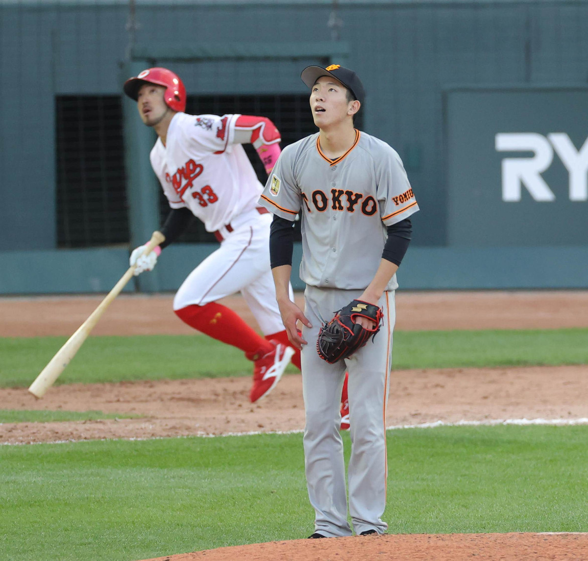 ティーエックス on Twitter: "RT @hochi_giants: #戸郷翔征 がプロ初完封目前で菊池に2ラン被弾 https://t.co/DSltncxqgu #巨人 ...