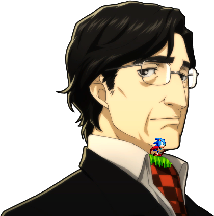 This is what I see every time the portrait of Okumura is shown : r/Persona5