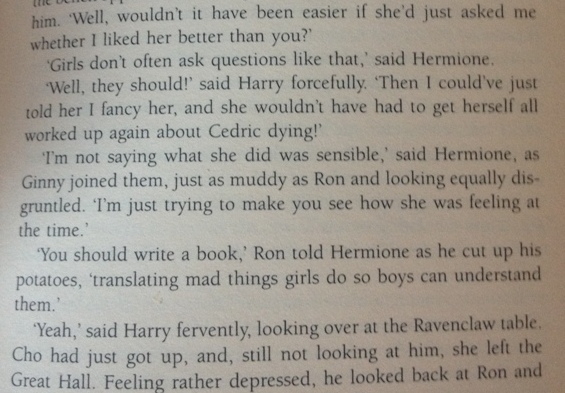 Harry Potter Cho Chang Quotes J.K. Rowling Quote: “The Ravenclaw