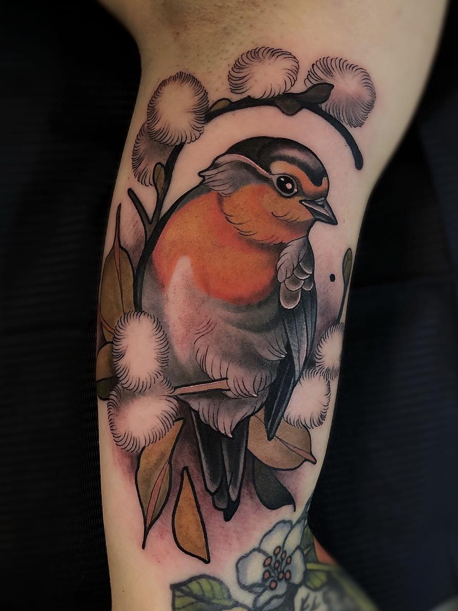 Robin Bird Tattoo Designs