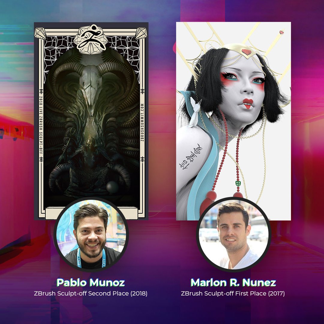 ZBrush on Twitter: "Are you planning to compete in the 2020 LIVE ZBrush Sculpt-Off? Pablo Munoz ...