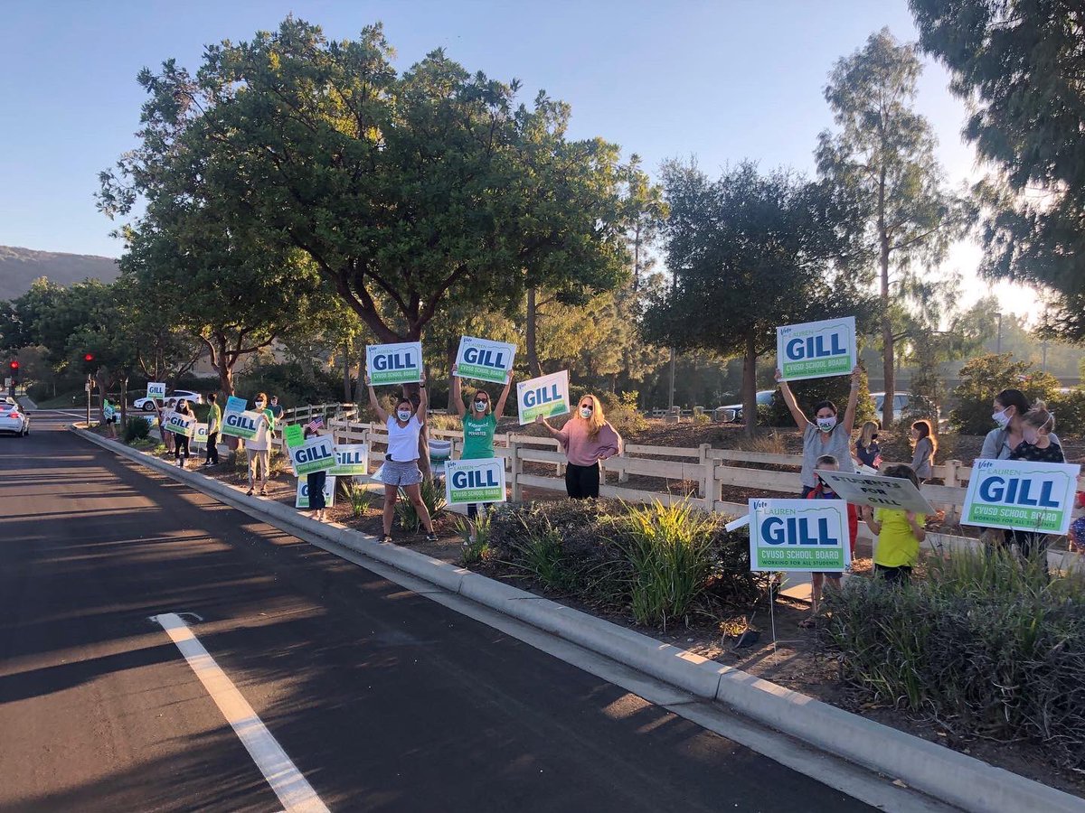 Carrie Howard on Twitter: "Amazing mini-rally in Dos Vientos for Lauren Gill! Lots of honks ...