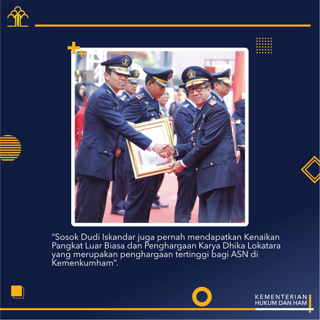 Ditjen Imigrasi on Twitter: "Dudi Iskandar (40 tahun) seorang ASN Kemenkumham yang saat ini ...