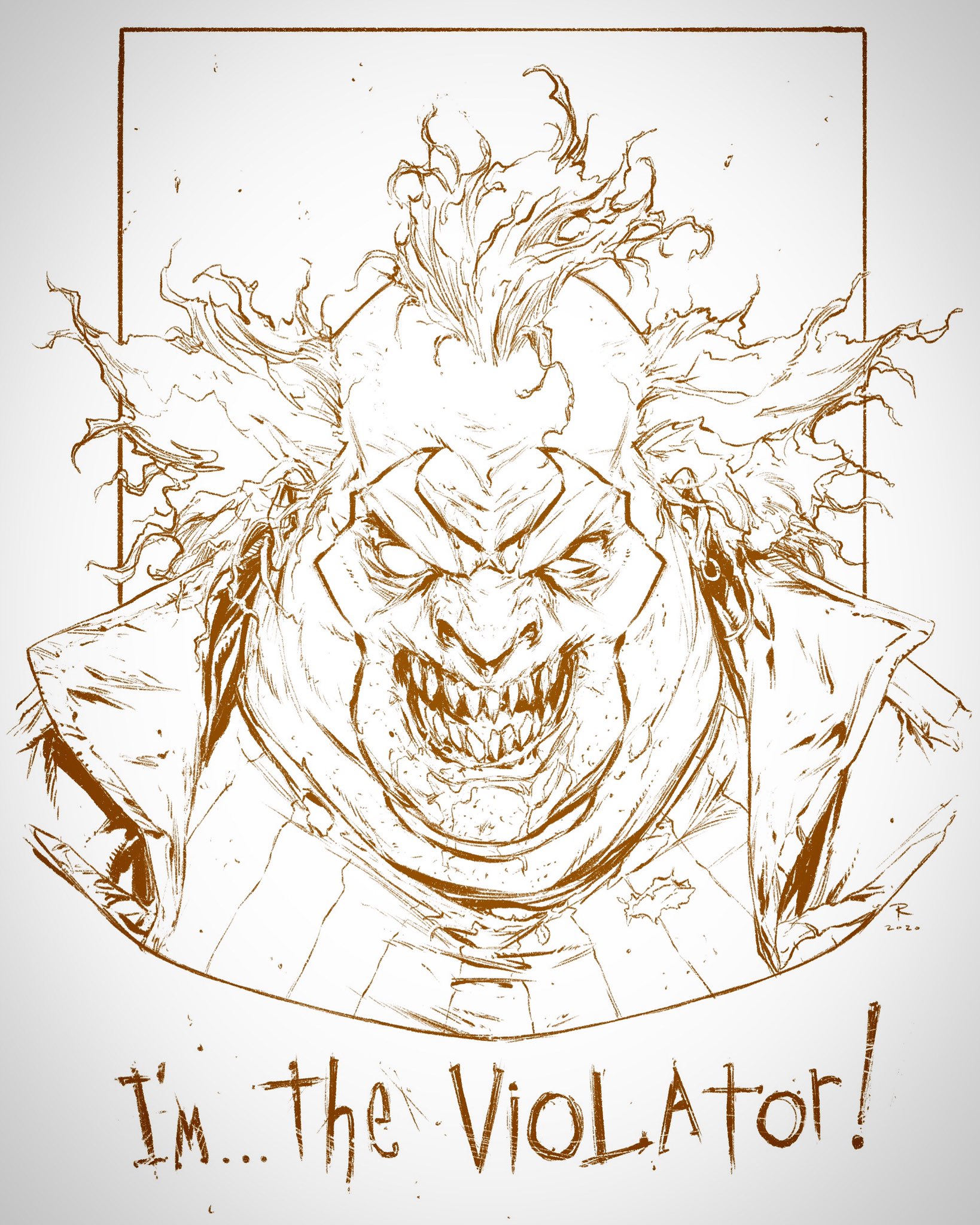 Spawn Violator Drawings