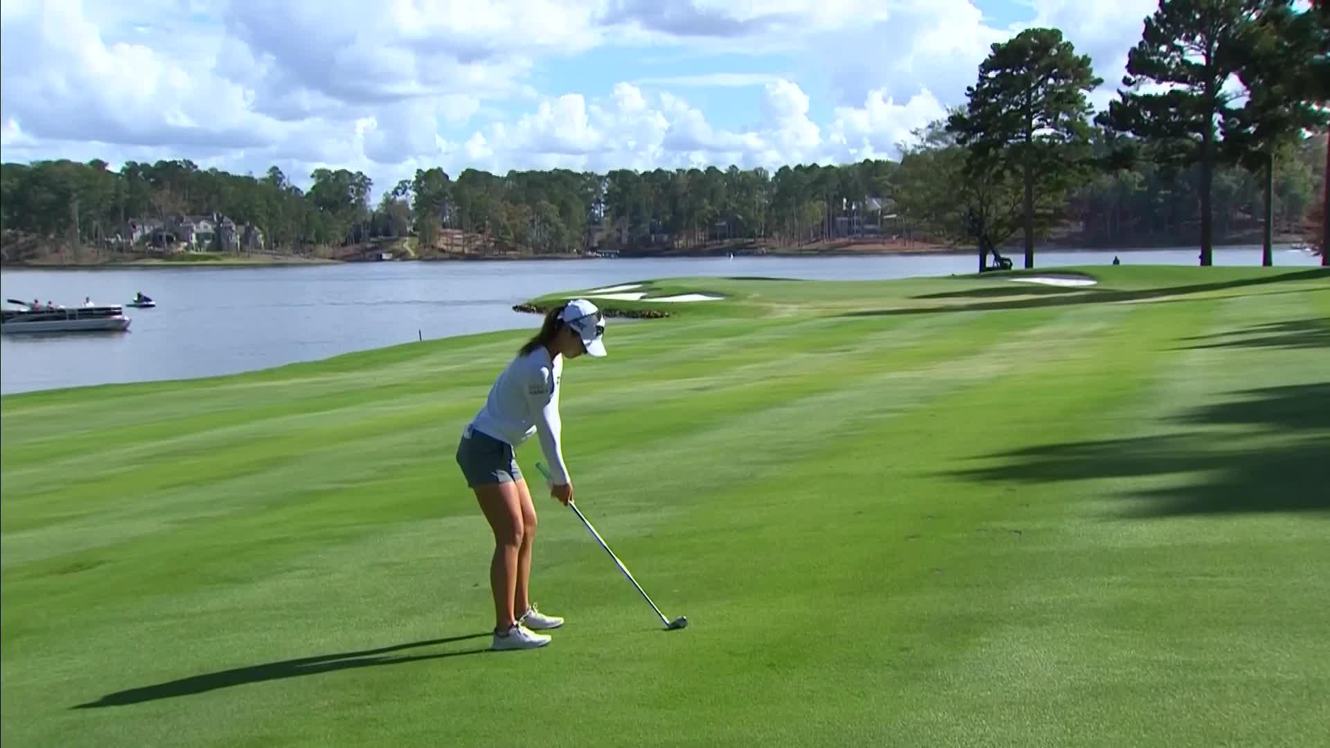 LPGA on Twitter: "Lydia Ko with the magic touch. 👀 The 15x LPGA winner left herself a tap in for ...