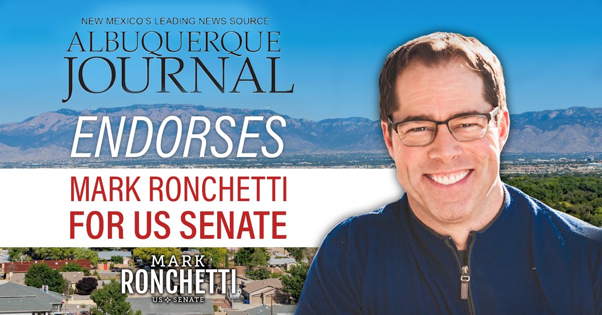 Mark Ronchetti on Twitter: "ENDORSEMENT ALERT: I’m honored to announce this morning the ...