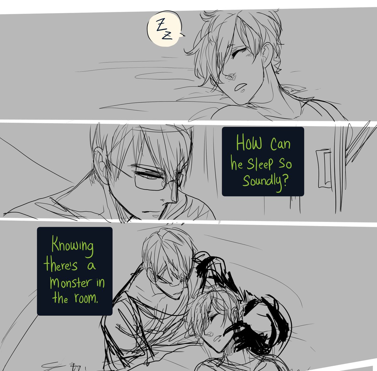 「IMPROMPTU STREAM! Drawing more from my Comic Love Among Us ...