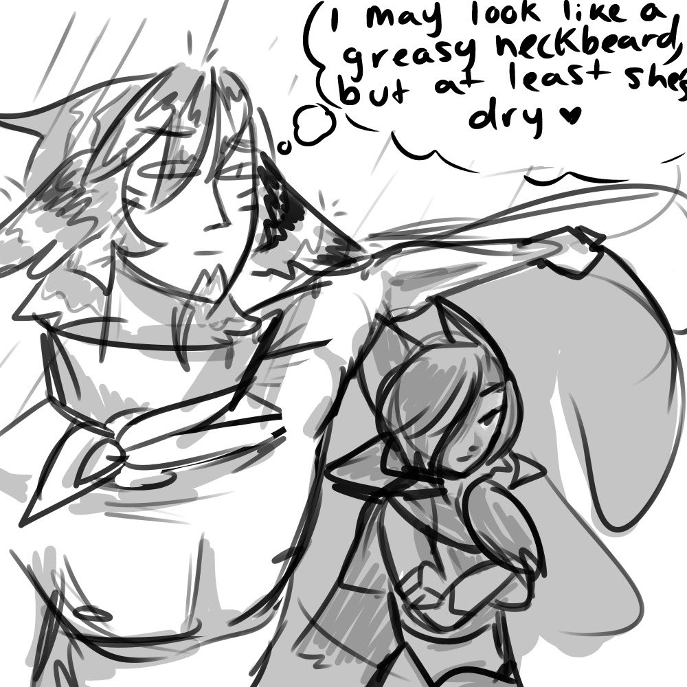 「Was looking for an old drawing, here are」|Babbitの漫画