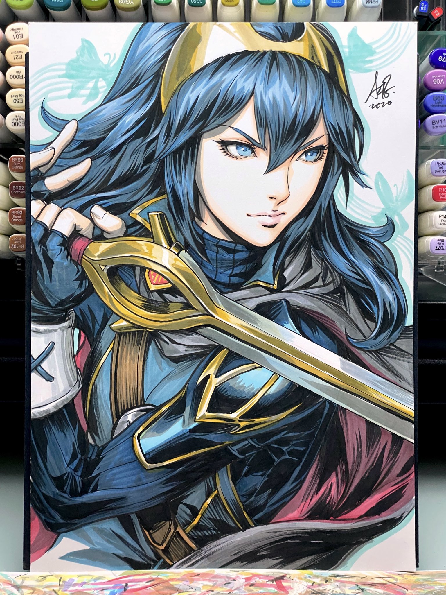 Lucina Smash Bros Art